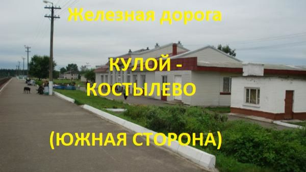 Железная дорога Кулой - Кокшеньга - Костылево (вид из окна поезда, южная сторона) (СЖД)