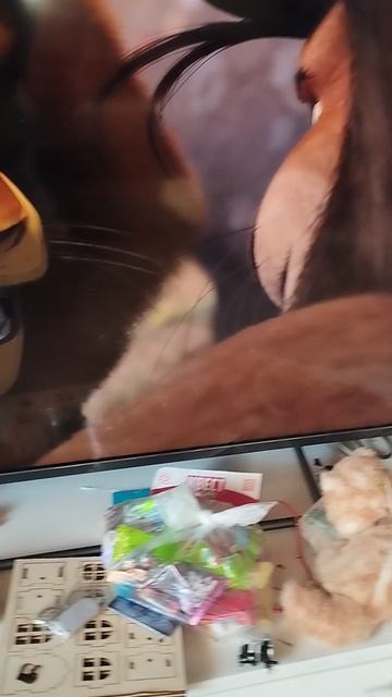 я снял обзор на свои подарки и конфетти Новый год