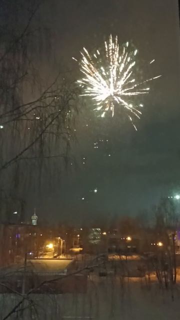 Фейерверки моего двора ;) 2026 №1