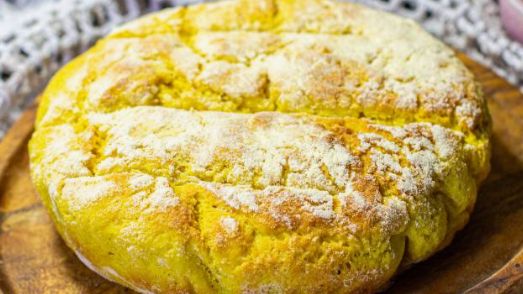 Кукурузный хлеб в духовке.