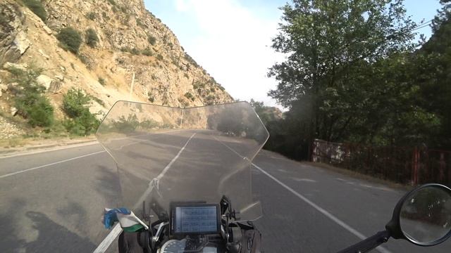 Горная дорога с Таджискими аулами