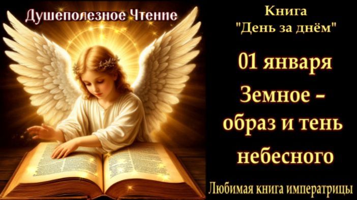 01 Января "Земное – образ и тень небесного" Книга "День за днем"