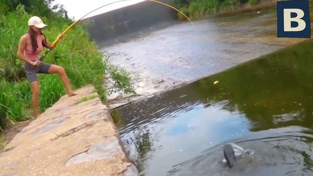 Зачетная рыбалка .Рыбачка СОНЯ в деле