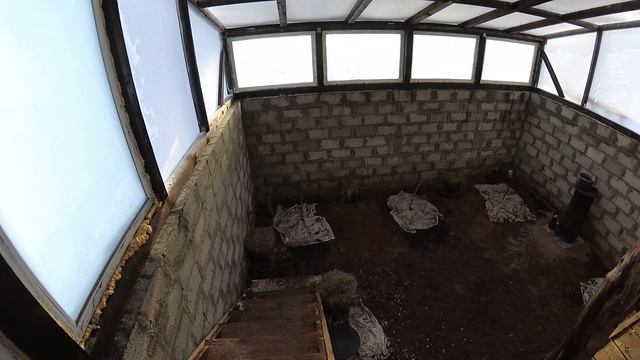 Подземные теплицы в январе