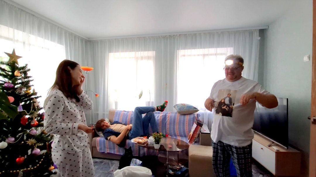 973 А у нас Традиция.1 января. Как провели новогоднюю ночь.И подарки все покажем.