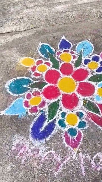 Все индусы художники. Каждый день перед домами появляются новые рисунки.