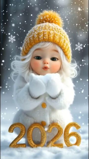 Здравствуй зимушка-зима! Красивая январская музыкальная открытка.