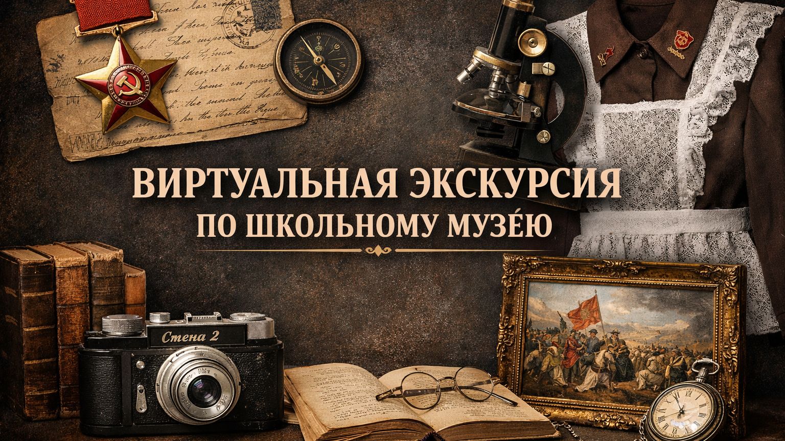 Виртуальная экскурсия по школьному музею: здесь живет история