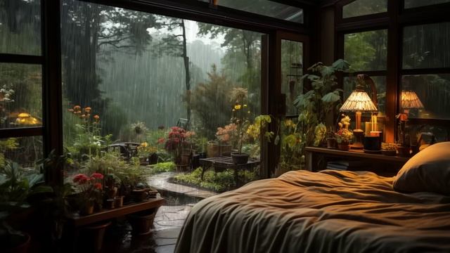 Успокаивающий звук дождя 🌧️ Прощай бессонница — Глубокий сон и полное расслабление