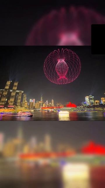 Шоу дронов, Новый год и фейерверки