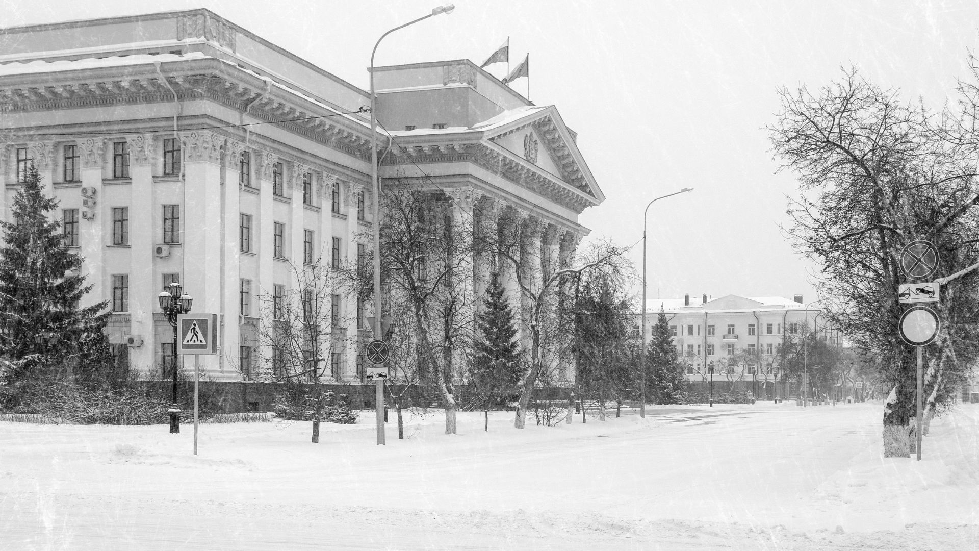 Первое января в центре Тюмени