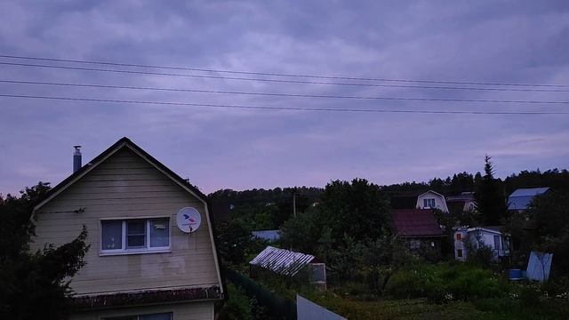 Таймлапс (TimeLapse) "Дачный вид"