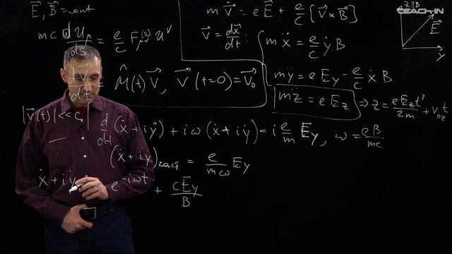 Ахмедов Э.Т. - СТО классической электродинамики - 5. Решение ур-я движения частиц в эл.-маг. полях