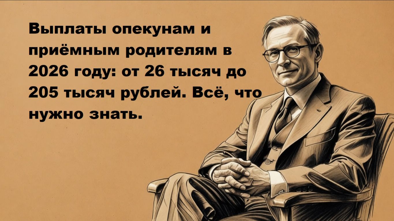 Льготы и выплаты приемным семьям и опекунам в 2026 году