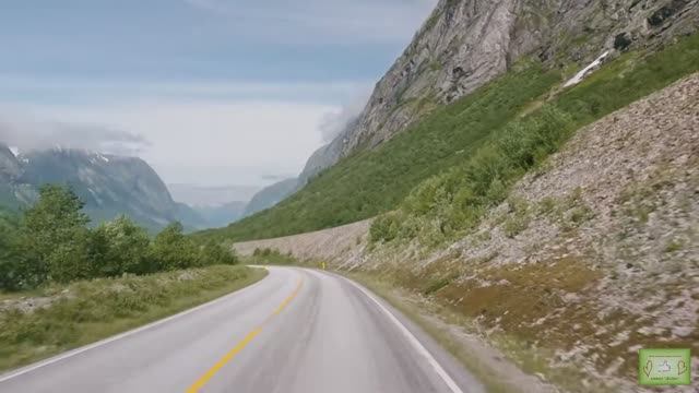 Живописная поездка в Норвегию с разрешением 4K из
