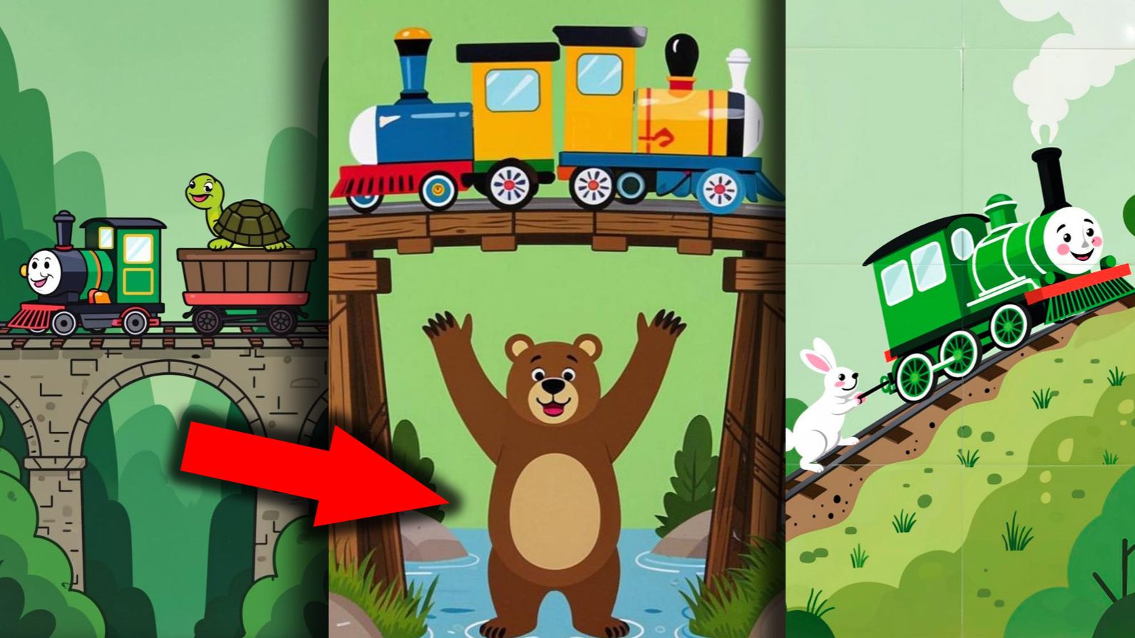 Сказка про паровозик, который смог