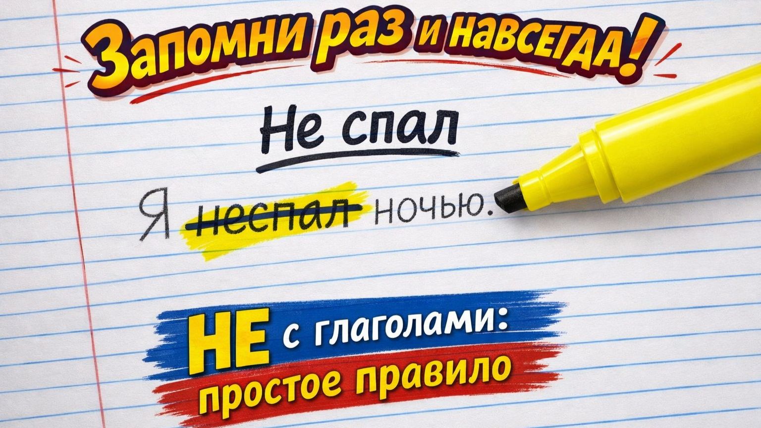 Не с глаголами: слитно или раздельно? Простое правило