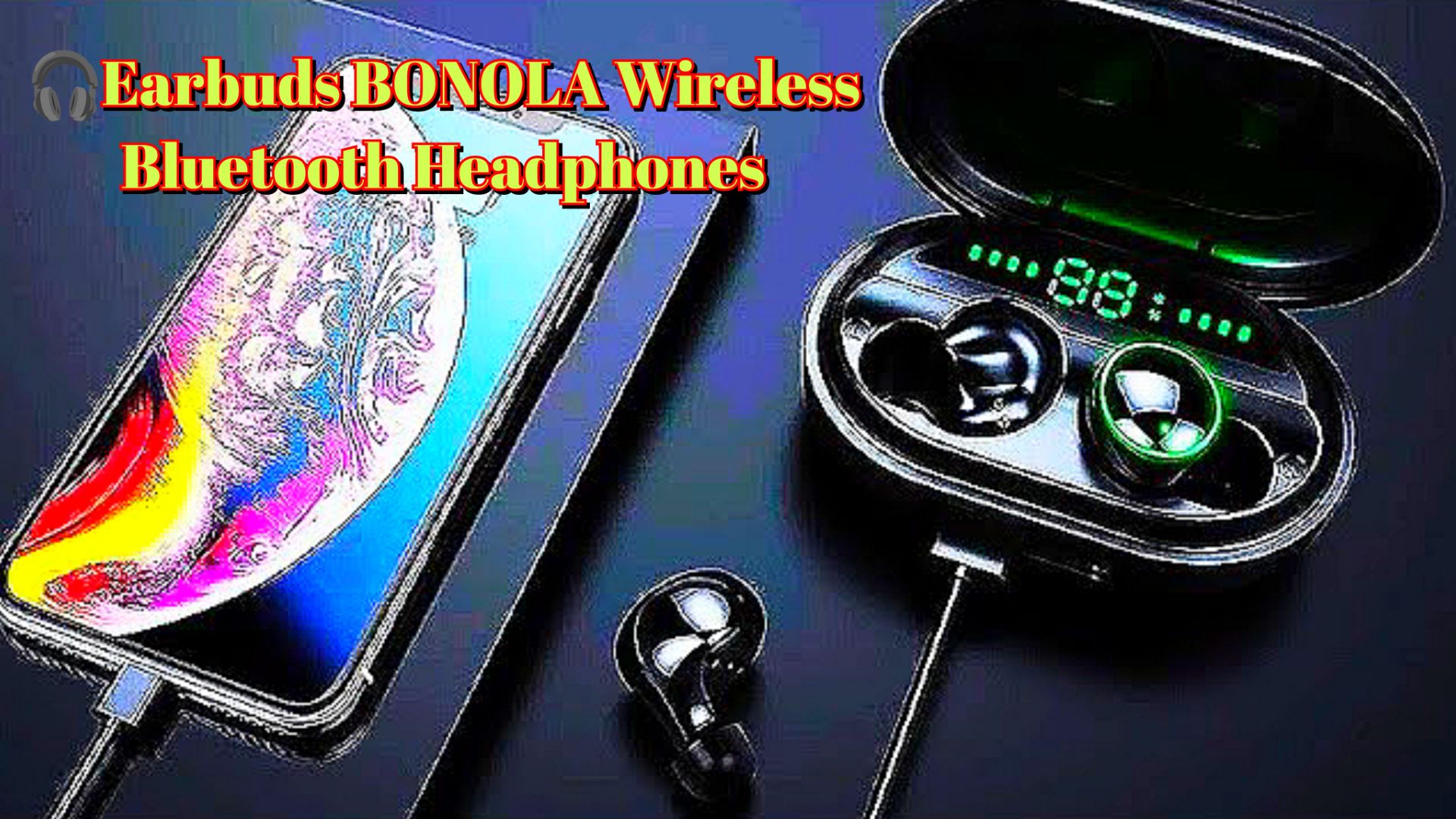 🎧Беспроводные наушники BONOLA Earbuds Wireless Bluetooth Headphones
