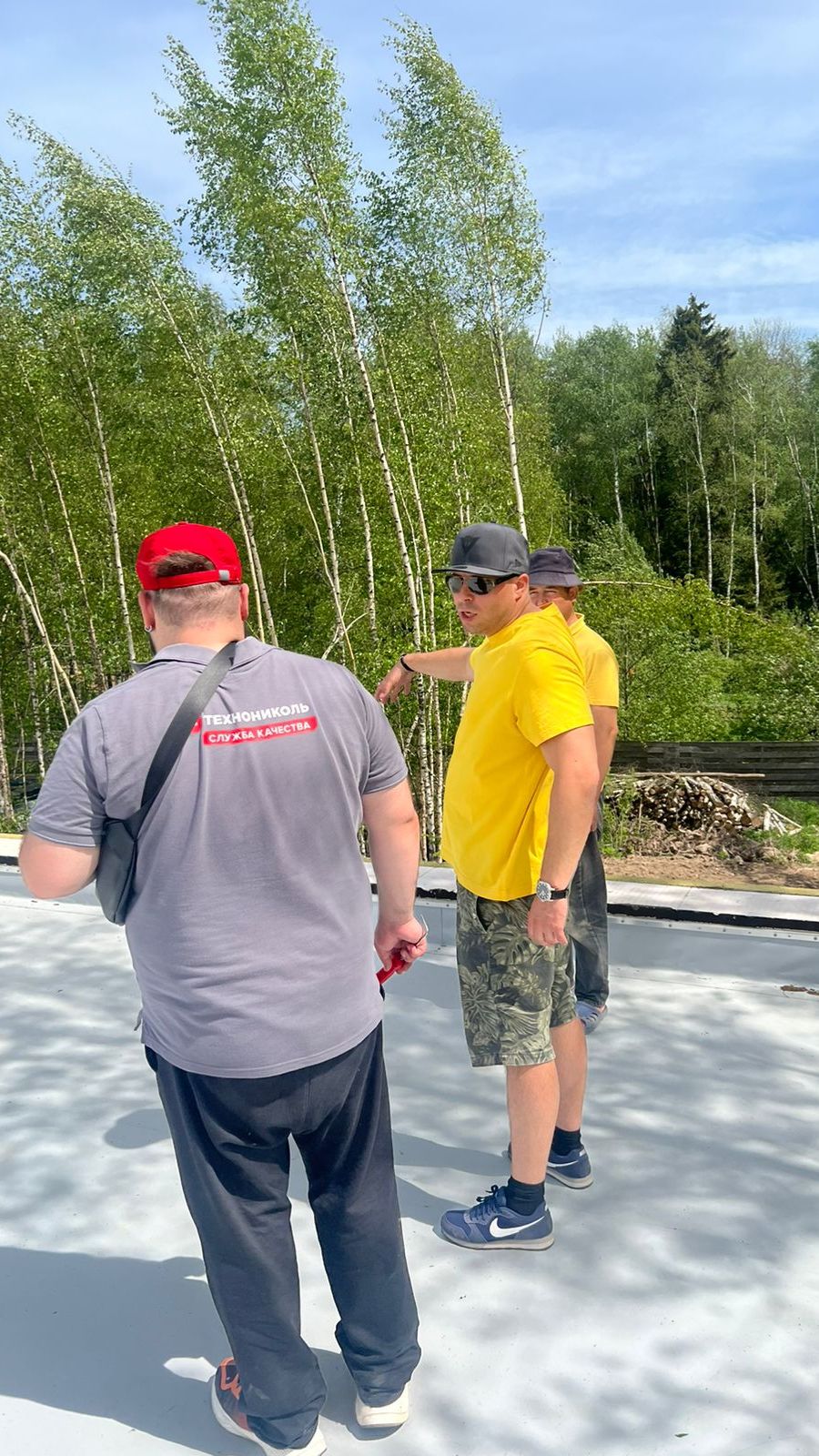 ПВХ гидроязоляция плоской кровли. Bavaria-Bau  #стройка #строительство #пвх #технониколь #свойдом