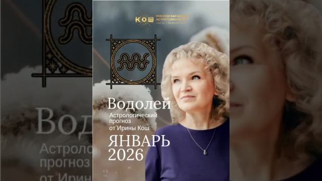 Гороскоп для Водолеев на январь 2026 года от Ирины Кош