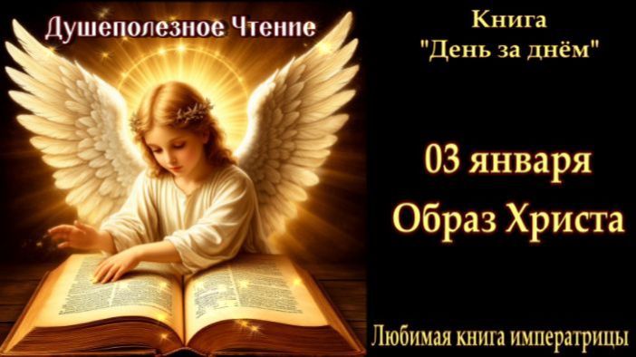 03 Января "Образ Христа" Книга "День за днем"