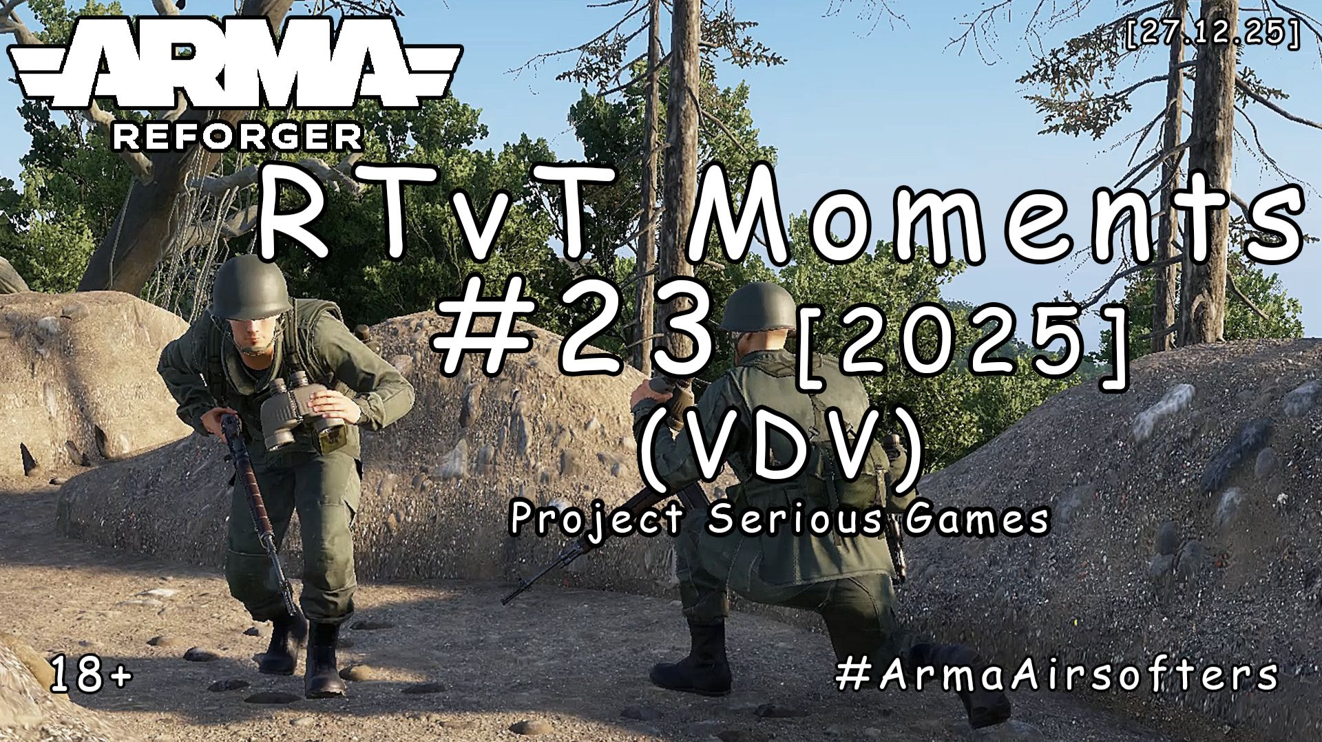 ARMA Reforger - RTvT моменты #23 - Chaos on Hill 55 (PSG VDV | ПОЛНОМЕТРАЖКА)  [2025]