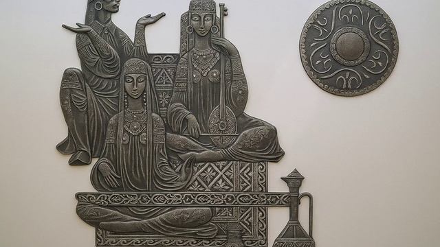 Чеканное панно «Хакасия» в Абакане