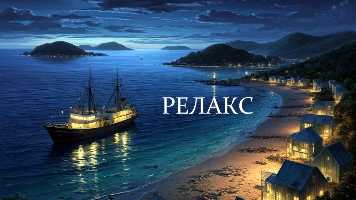 Звуки Природы Шум Моря Звук Сверчков - 40 минут релаксации.