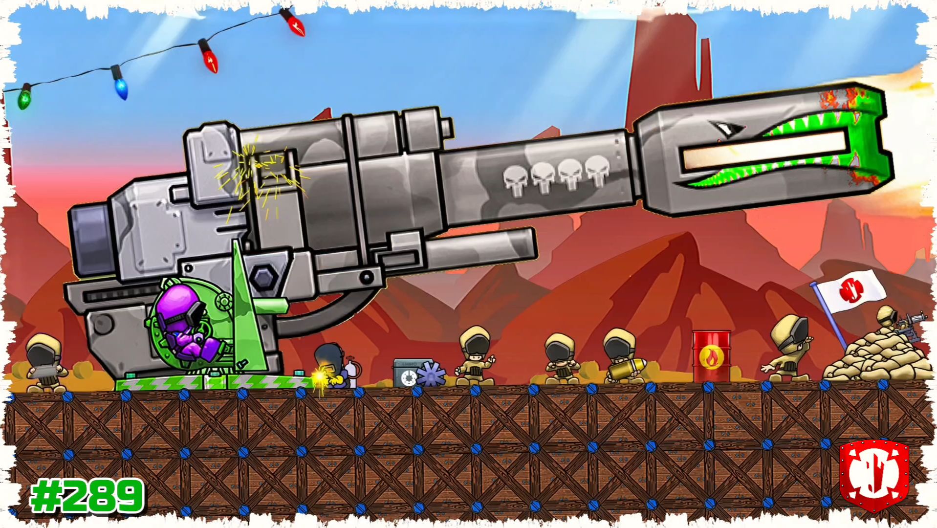 ГИГАНТСКИЕ ПУШКИ!!! БИТВА СУПЕР ПУШЕК НА КОРАБЛЯХ В FORTS!!! #289