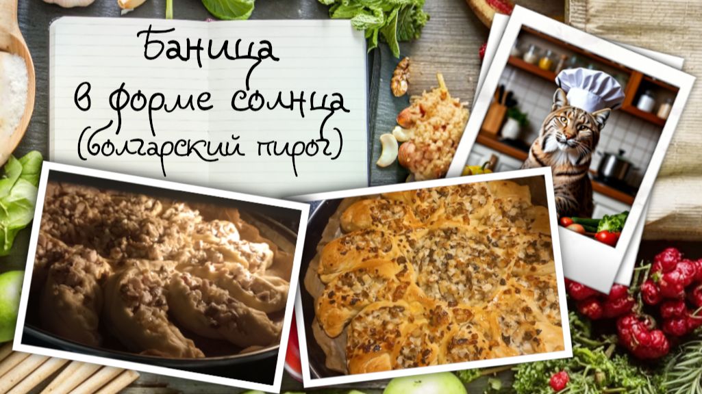 Болгарская баница — Рождественский пирог-солнце