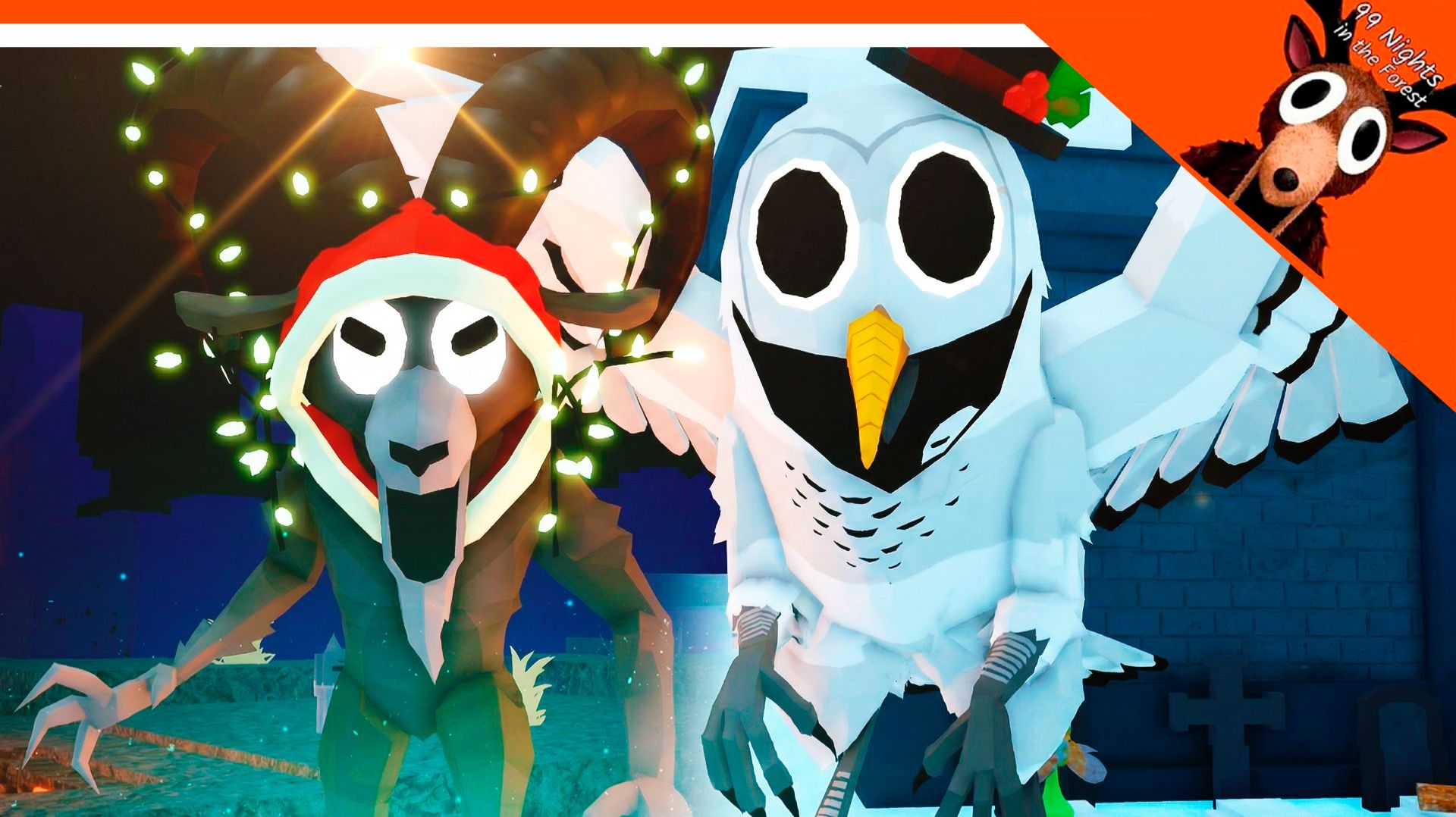 🎅💎 99 НОЧЕЙ В ЛЕСУ ОБНОВА СОВА СНЕГОВИК! БАРАН В ГИРЛЯНДЕ КОЗЕЛ! 💎 99 NIGHTS IN THE FOREST