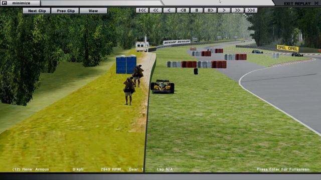 rFactor. Germany GP 1981 highlights