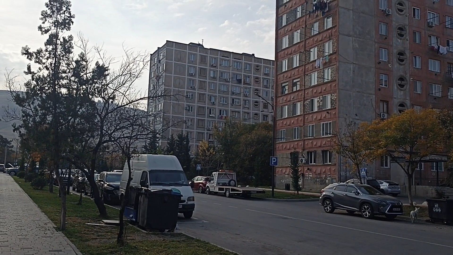 Прогулка по Рустави 12.11.2025 (8-ый микрорайон, дом 19 в Рустави)