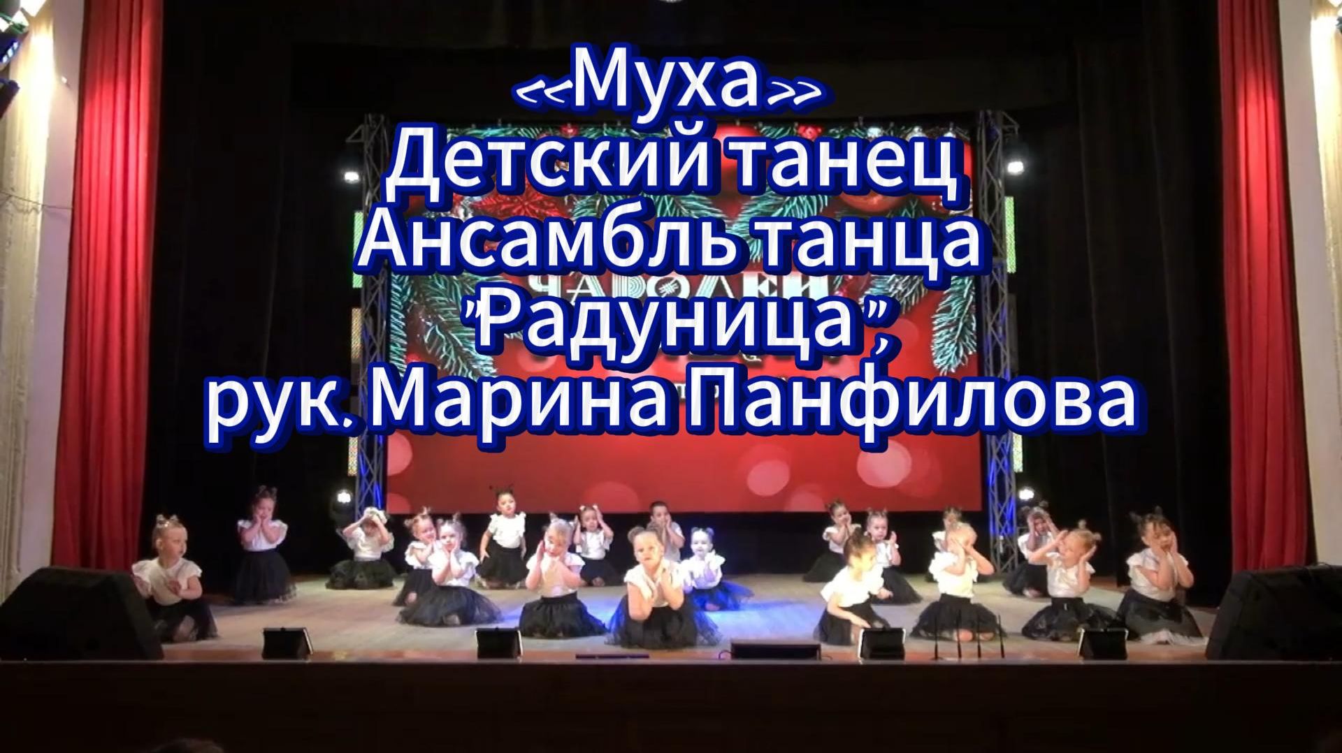 Новогодний концерт: Детский танец «Муха» - исполняет Народный ансамбль танца «Радуница»
