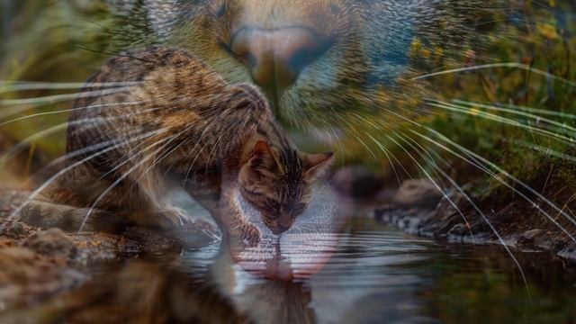 Как кошки чувствуют вкус воды