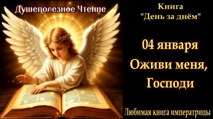 04 Января "Оживи меня, Господи" Книга "День за днем"