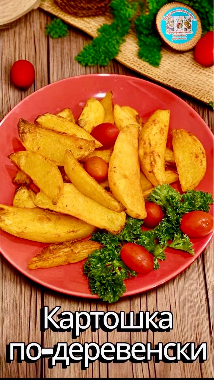 Картофель по-деревенски быстро и просто