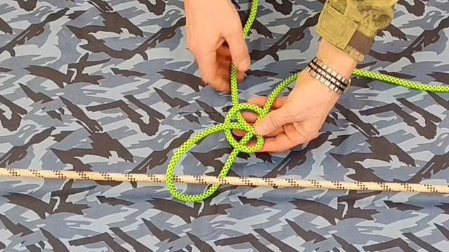 Как вязать узел Штык?