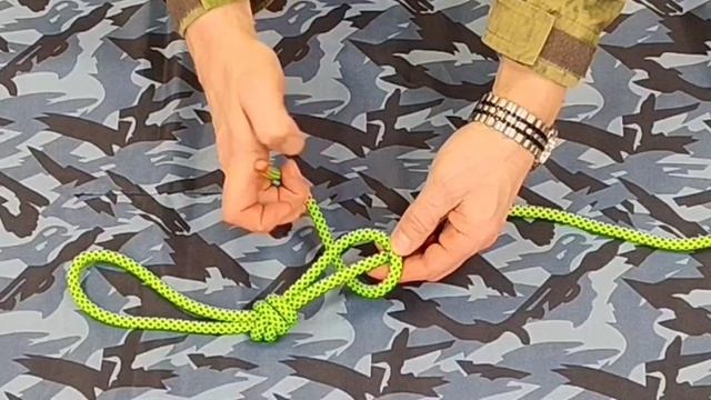 Как вязать Простой контрольный узел?