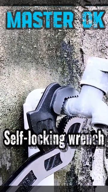 Многофункциональный Разводной Самоблокирующийся Гаечный Ключ Для Ремонта Водопроводных Труб !