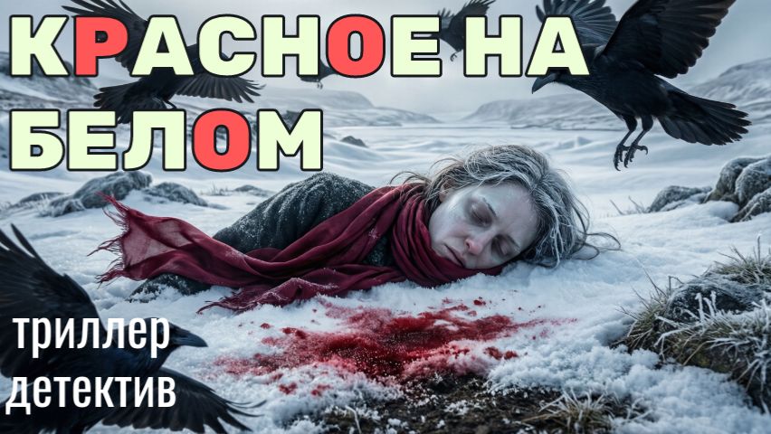 Аудиокнига "КРАСНОЕ НА БЕЛОМ" триллер детектив