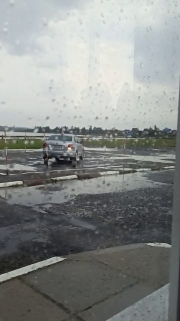 ЭКЗАМЕНАЦИОННАЯ ПЛОЩАДКА ГАИ МОГИЛЕВА. ОБЩИЙ ВИД. ЭЛЕМЕНТ ДИАГОНАЛЬНАЯ ПАРКОВКА