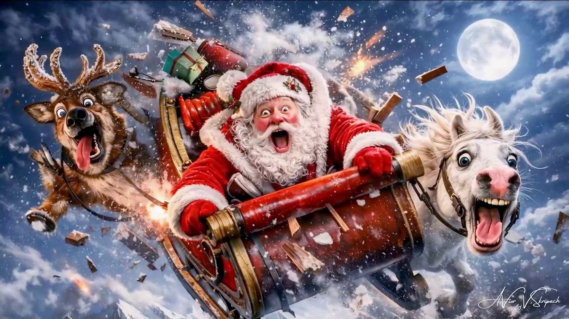 Прaздничный гoсть [ai мюзикл]