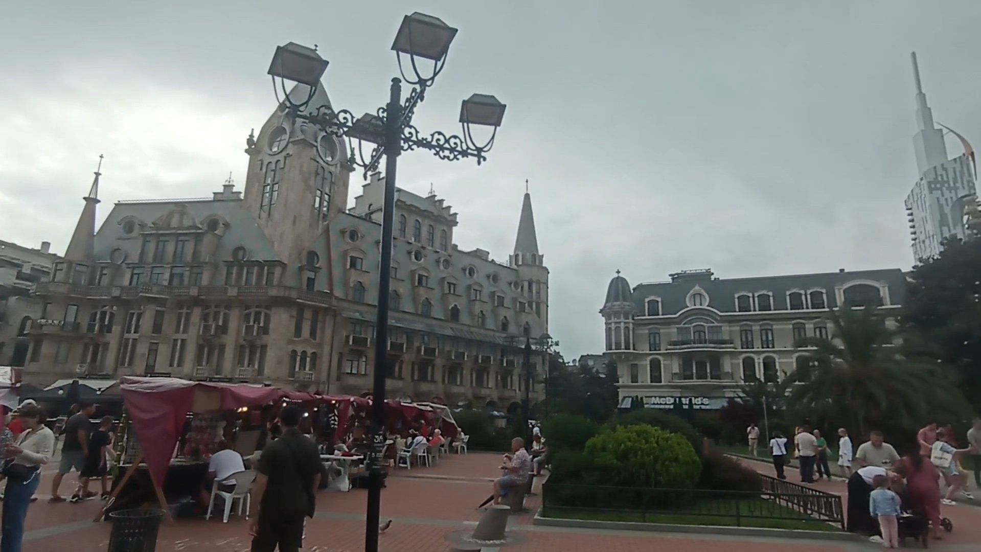 Площадь Европы в Батуми 15.07.2025