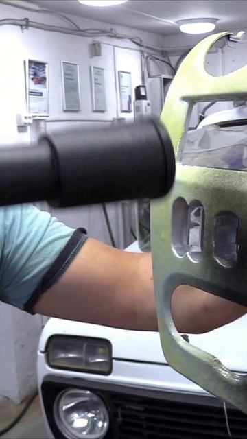 Вот как выглядит флокирование деталей!