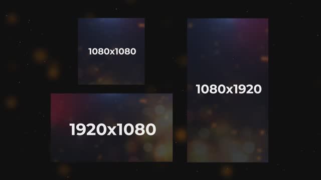 Универсальный новогодний фон 4K | Для поздравлений, монтажа и сторис | Бесплатные футажи