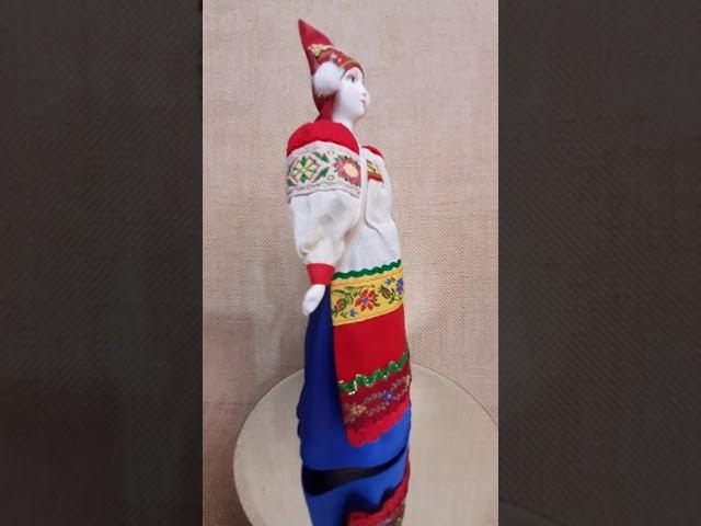 Кукла в русском костюме Костромской губернии Глафира
