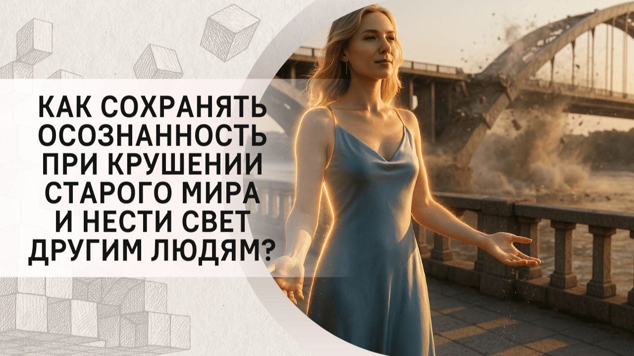Как сохранять осознанность при крушении старого мира и нести свет другим людям?