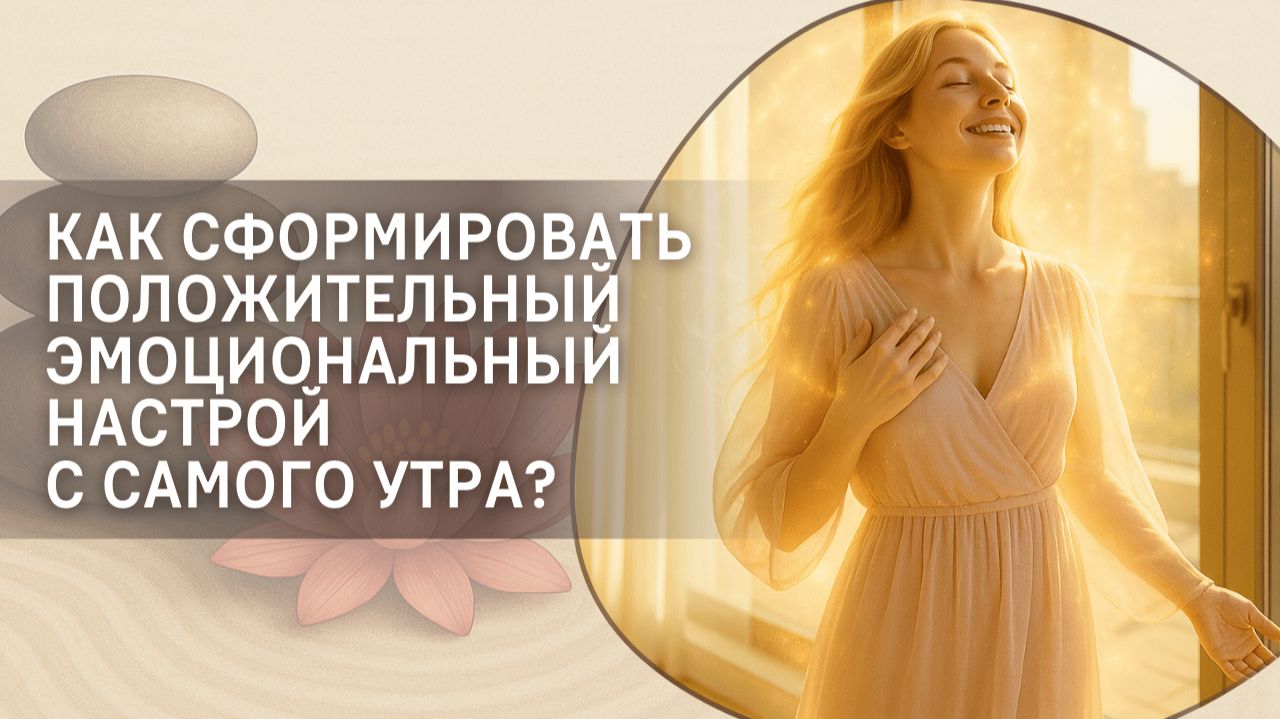 Как сформировать положительный эмоциональный настрой с самого утра?