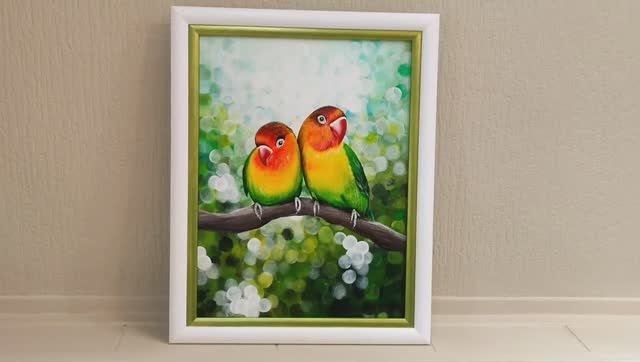 Картина на холсте акриловыми красками.